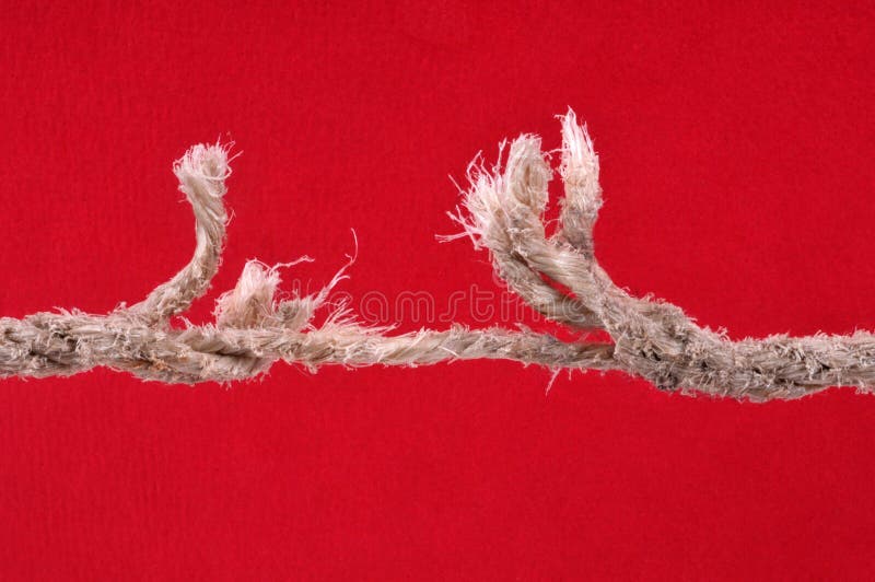 Worn Out Rope stock image. Image of unique, white, grab - 3897733