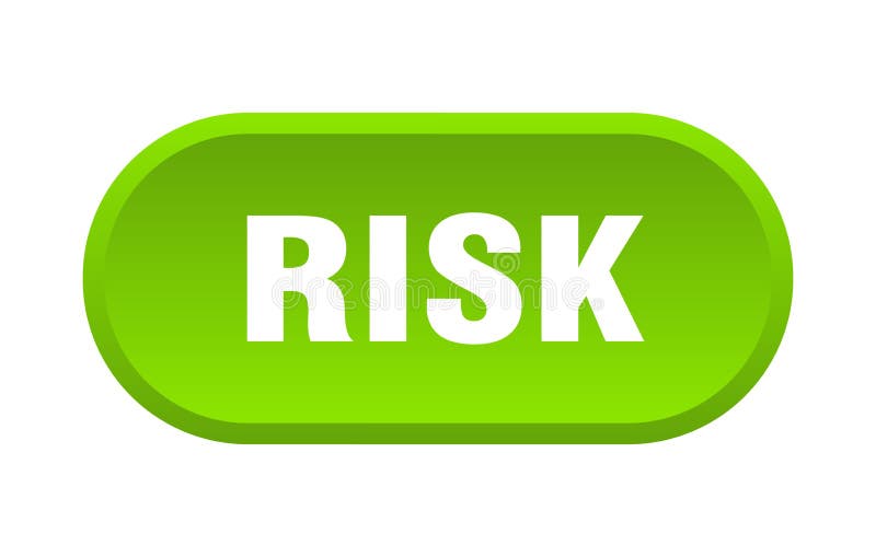 Risk Button Pointing Low and High. Vector Illustration. Stock Vector ...
