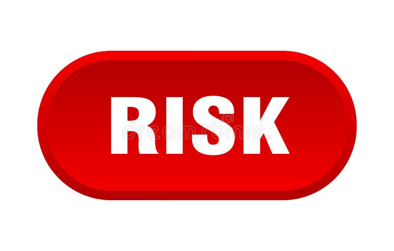 Risk Button Pointing Low and High. Vector Illustration. Stock Vector ...