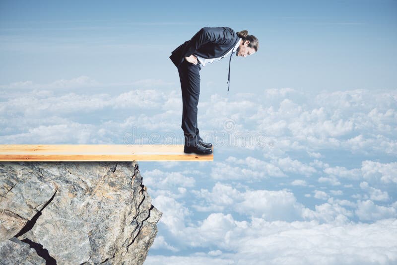 Risk and danger concept stock image. Image of businessman - 125772945