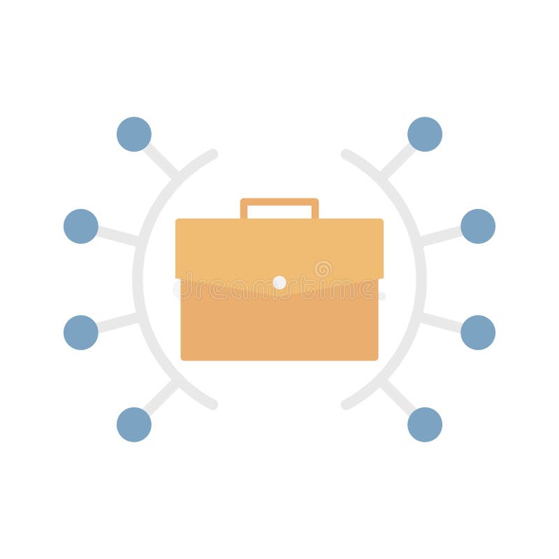 Risk Diversification Flat Vector Icon Which Can Easily Modify or Edit ...