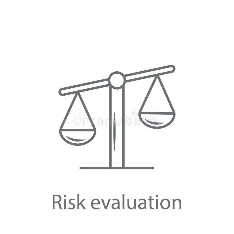 Risk Evaluation Libra Icon. Simple Element Illustration. Risk ...