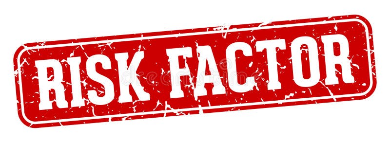 Risk Factor Rectangular Sign. Risk Factor Stamp Stock Vector ...