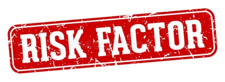 Risk Factor Rectangular Sign. Risk Factor Stamp Stock Vector ...