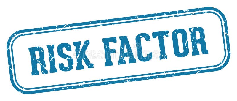 Risk Factor Stamp. Risk Factor Rectangular Stamp on White Background ...