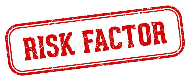 Risk Factor Stamp. Risk Factor Rectangular Stamp on White Background ...