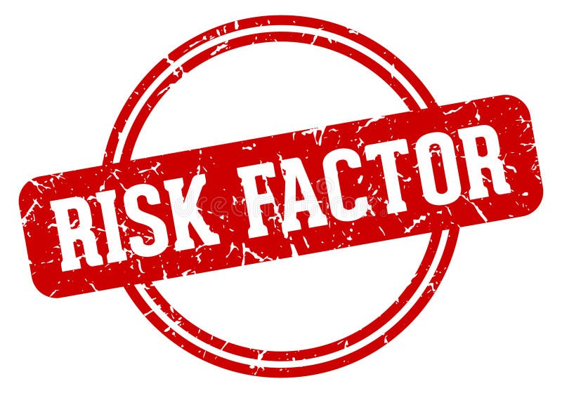Risk factor stamp stock vector. Illustration of label - 365330034