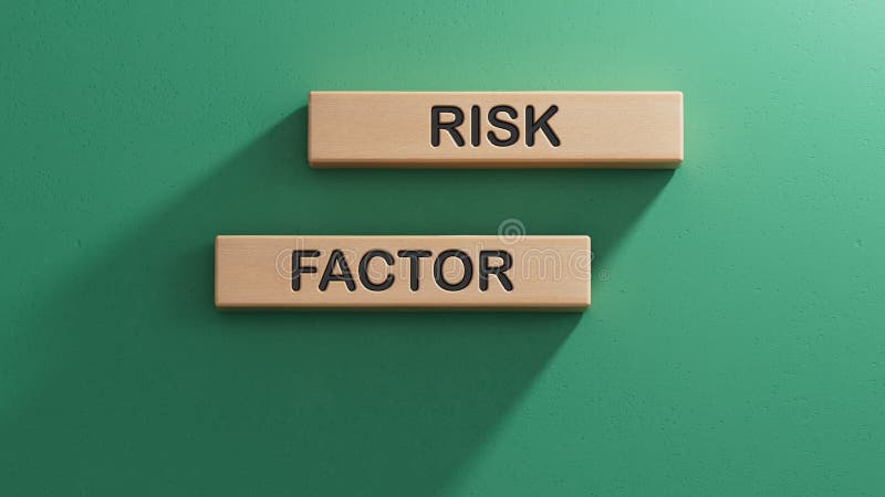 Risk Factor Symbol. Concept Word Risk Factor on Wooden Blocks.Medicine ...