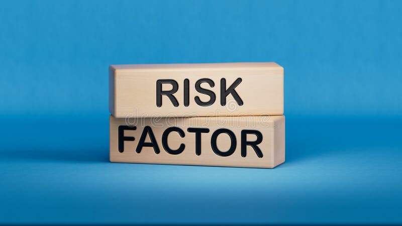 Risk Factor Symbol. Concept Word Risk Factor on Wooden Blocks.Medicine ...