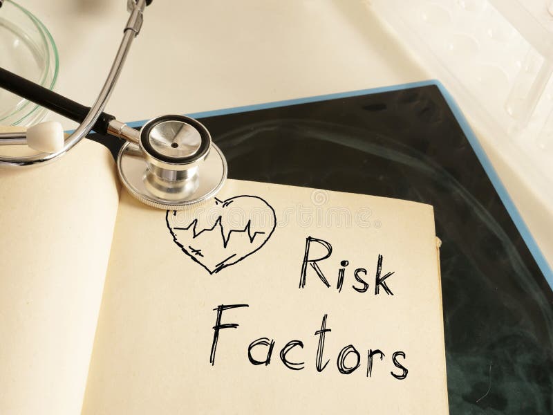 Risk Factors are Shown Using the Text Stock Image - Image of physician ...