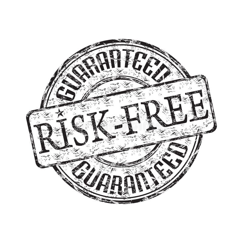 Risk free rubber stamp stock vector. Illustration of insurance - 17090449