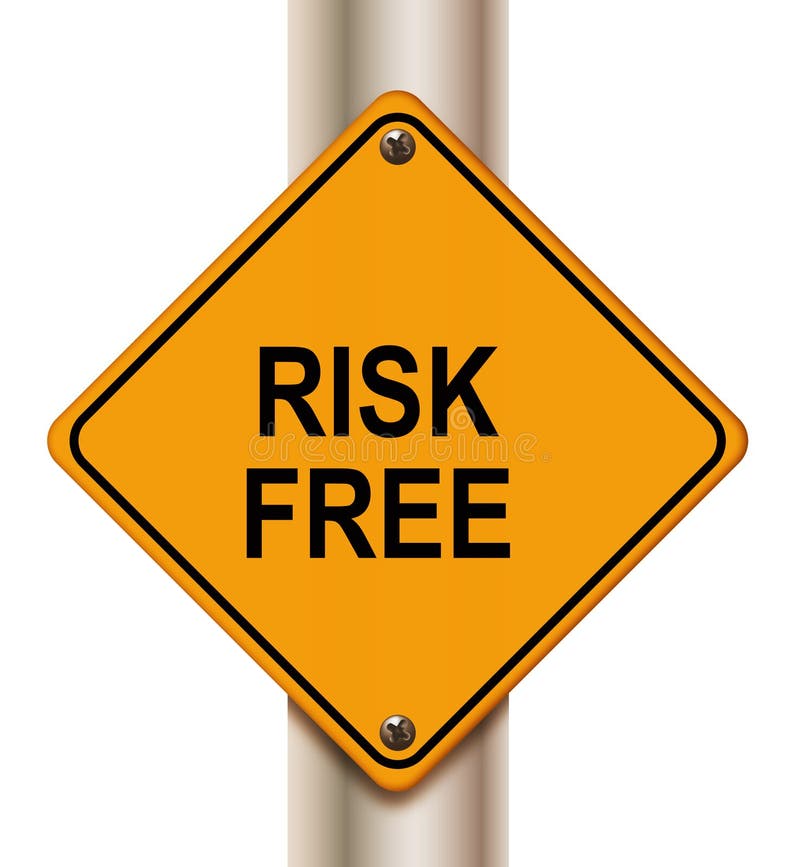 Risk free icon stock illustration. Illustration of back - 24407407