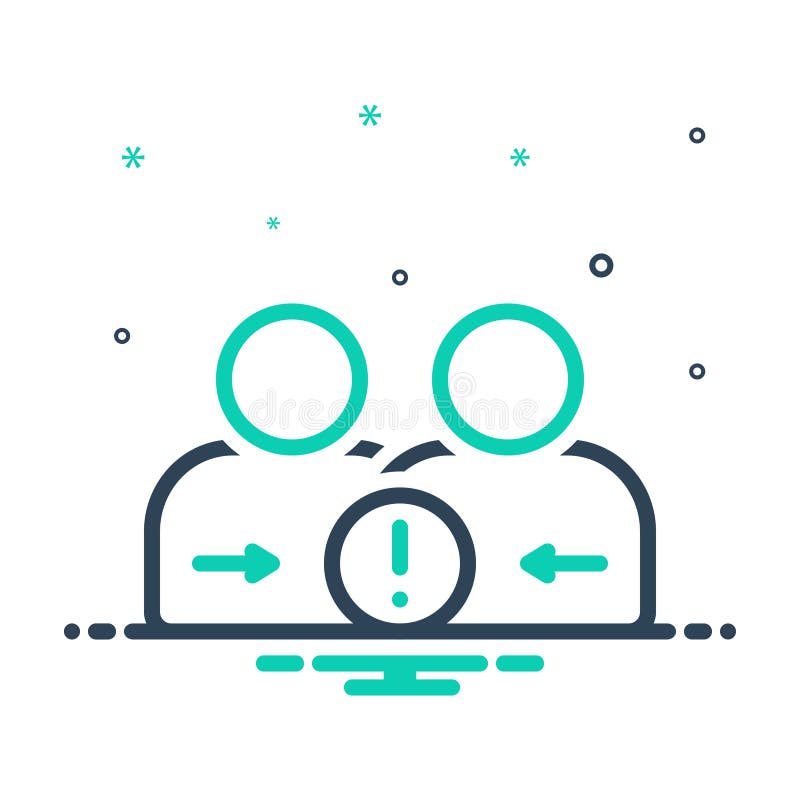 Mix Icon for Risk, Hazard and Peril Stock Vector - Illustration of ...