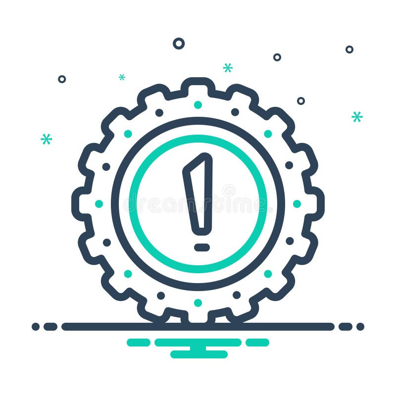 Mix Icon for Risk, Previse and Harmful Stock Vector - Illustration of ...