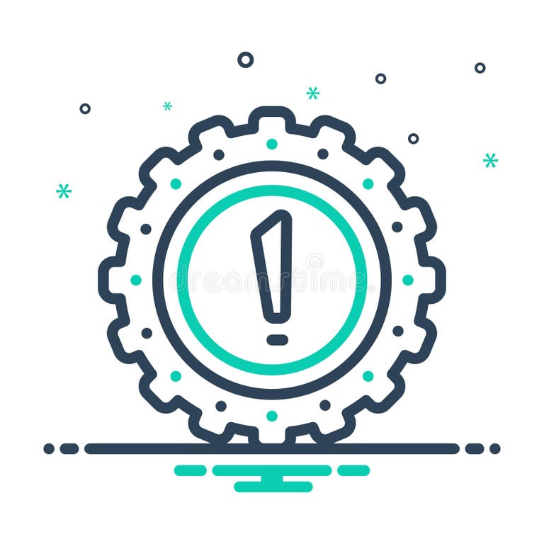 Mix Icon for Risk, Previse and Harmful Stock Vector - Illustration of ...