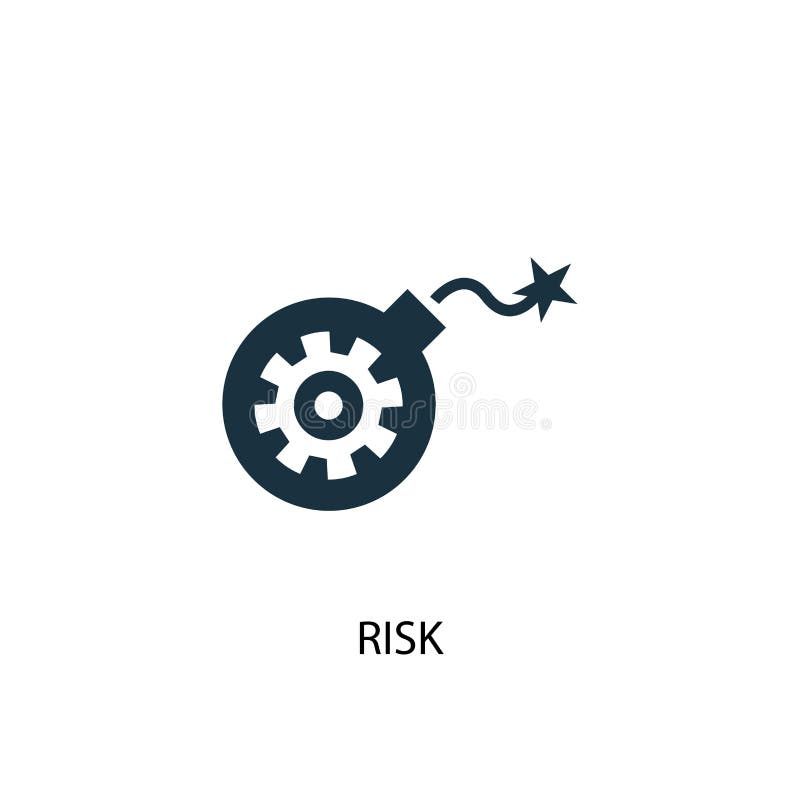 Risk Icon on Speedometer. High Risk Meter. Vector Stock Illustration ...