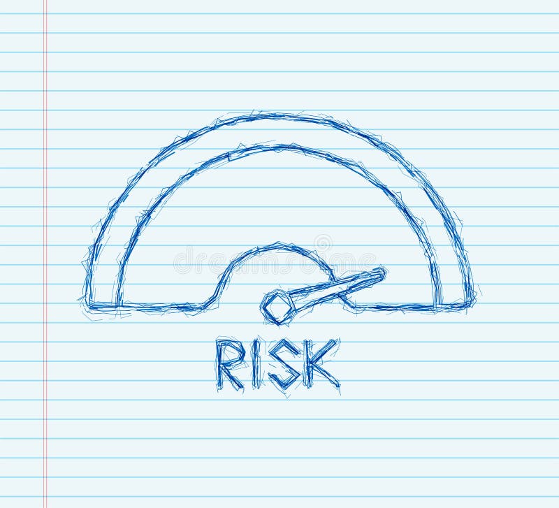 Risk Icon on Speedometer. High Risk Meter. Sketch Icon Stock Vector ... Risk Icon on Speedometer. High Risk Meter. Sketch Icon Stock Vector ...