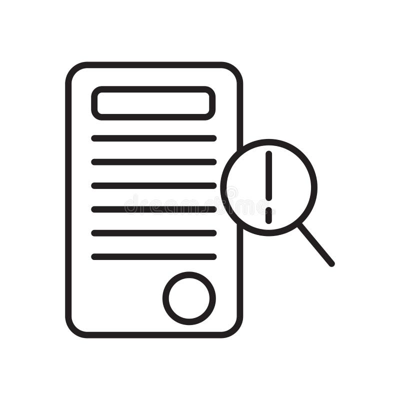 Risk Icon Vector Isolated on White Background, Risk Sign , Sign and ...