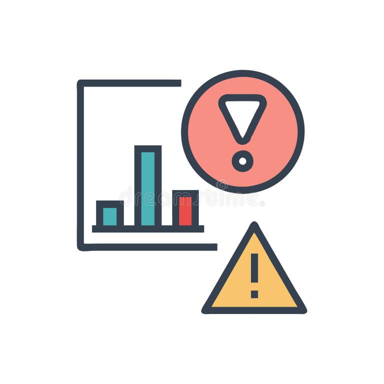 Risk Icons for Management and Assessment Stock Photo - Illustration of ...