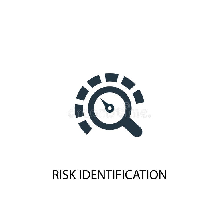 Risk Identification Icon. Simple Element Stock Vector - Illustration of ...
