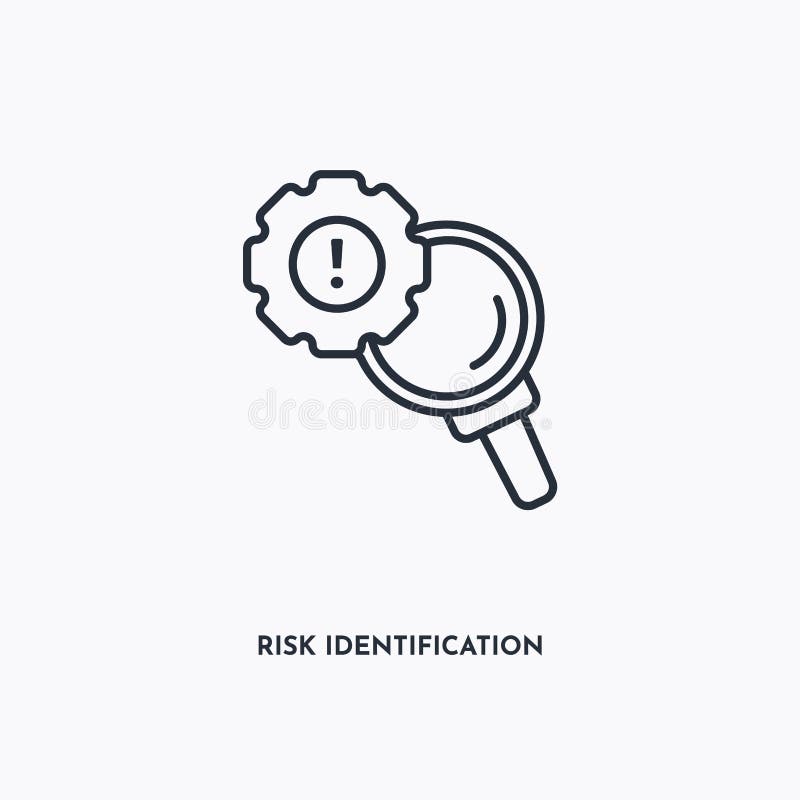 Risk Identification Outline Icon. Simple Linear Element Illustration ... Risk Identification Outline Icon. Simple Linear Element Illustration ...