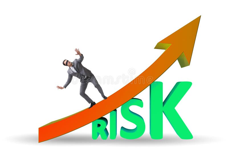 Risk Increase Concept in Management Stock Illustration - Illustration ...