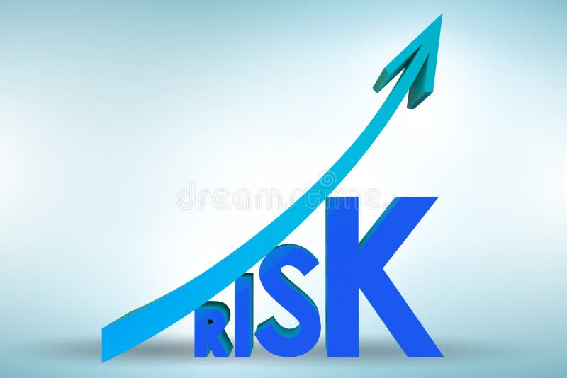 Risk Increase Concept in Management Stock Illustration - Illustration ...