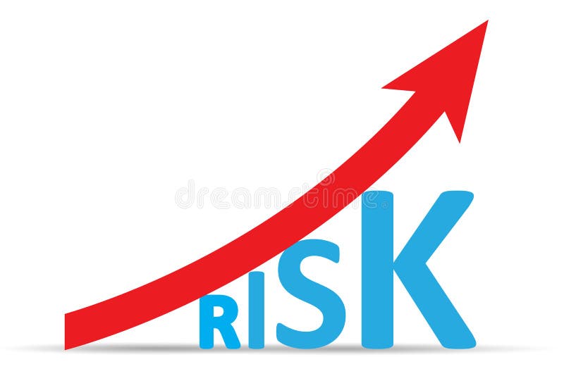 Risk Increase Concept in Management Stock Illustration - Illustration ...