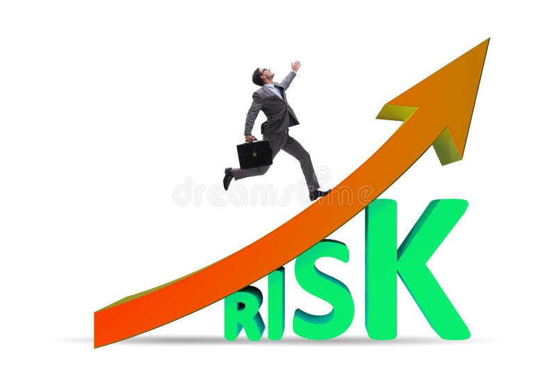 Risk Increase Concept in Management Stock Illustration - Illustration ...