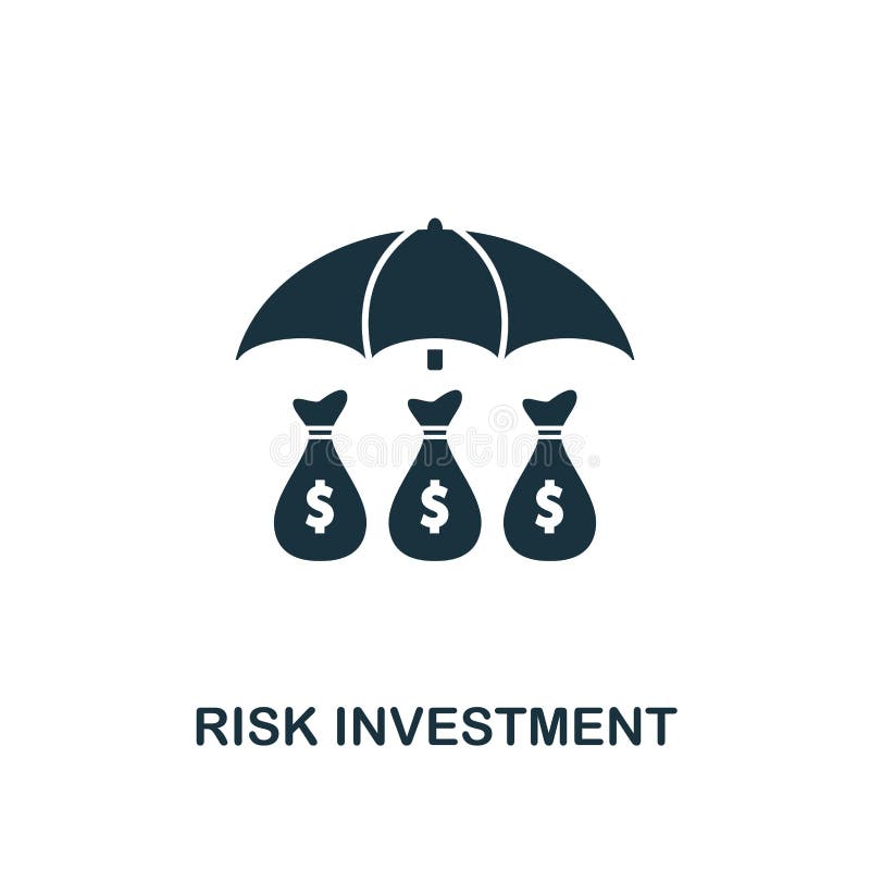 Risk Investment Icon Set. Four Simple Symbols in Diferent Styles from ...