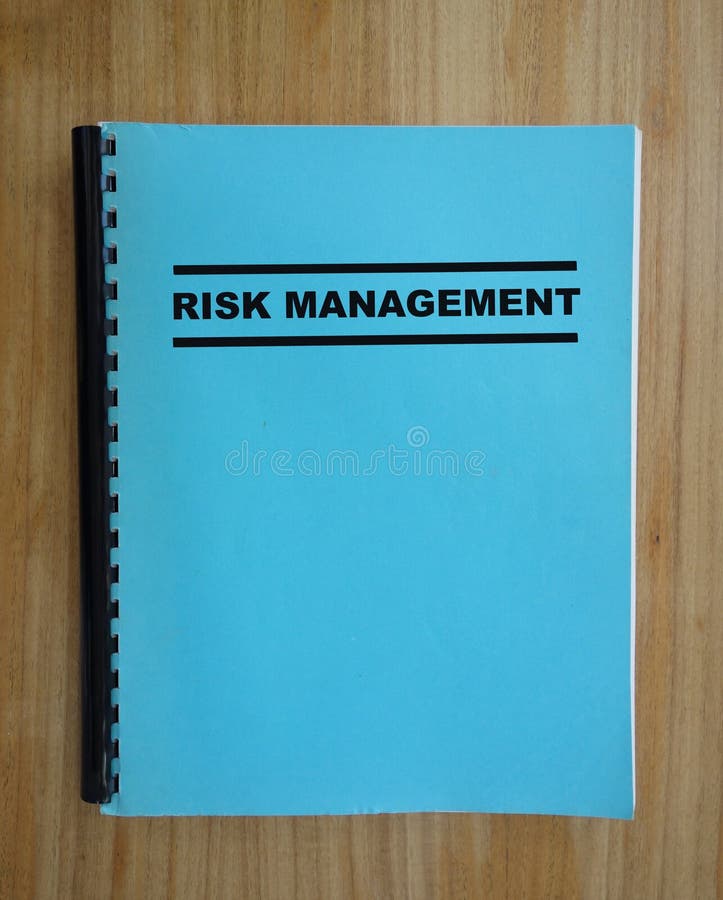 Risk Management folder stock image. Image of binder - 118365817