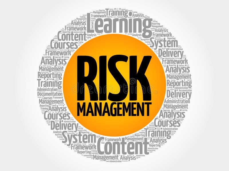 Risk Management circle stock illustration. Illustration of investor ...