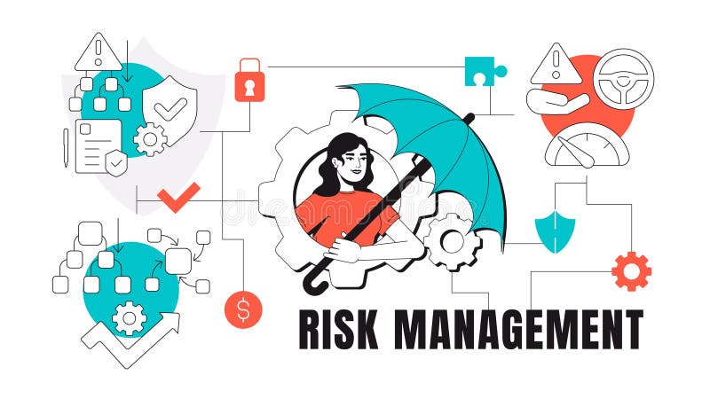 Risk Management Concept Illustration Stock Illustration - Illustration ...