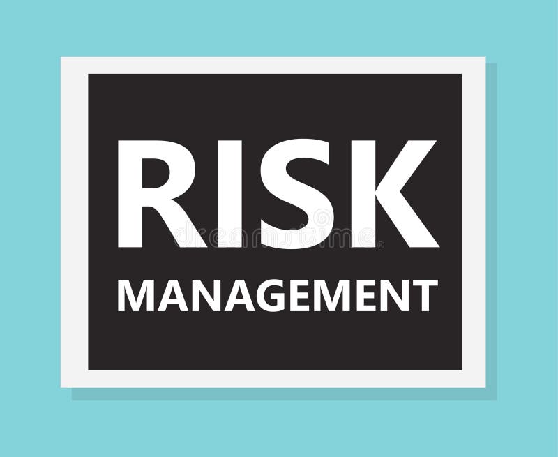 Risk management concept stock vector. Illustration of frame - 120291346