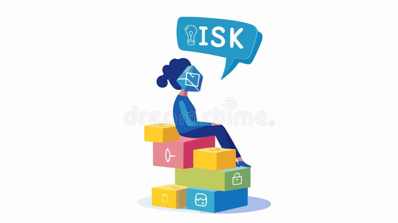 Risk Management Concept with Stack of Blocks Spelling RISK Stock Vector ...