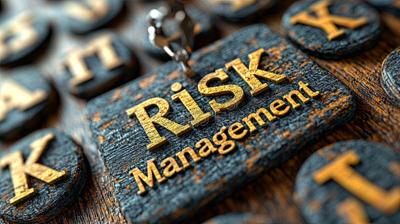 Risk Management Concept with Wooden Letters and Textures Stock ...