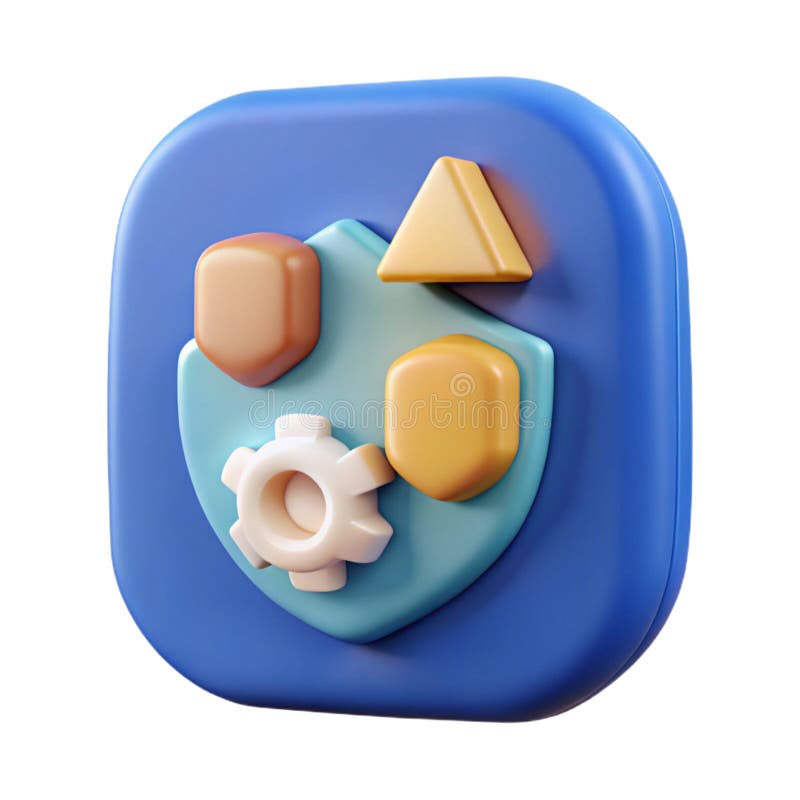 Risk Management 3D Icon stock illustration. Illustration of economy ...