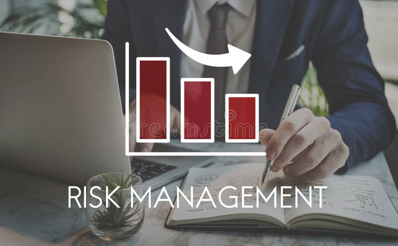 Risk Management Diagram Graph Arrow Concept Stock Photo - Image of ...