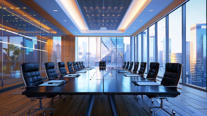 A Risk Management Discussion in a Modern Boardroom, Where Experts ...