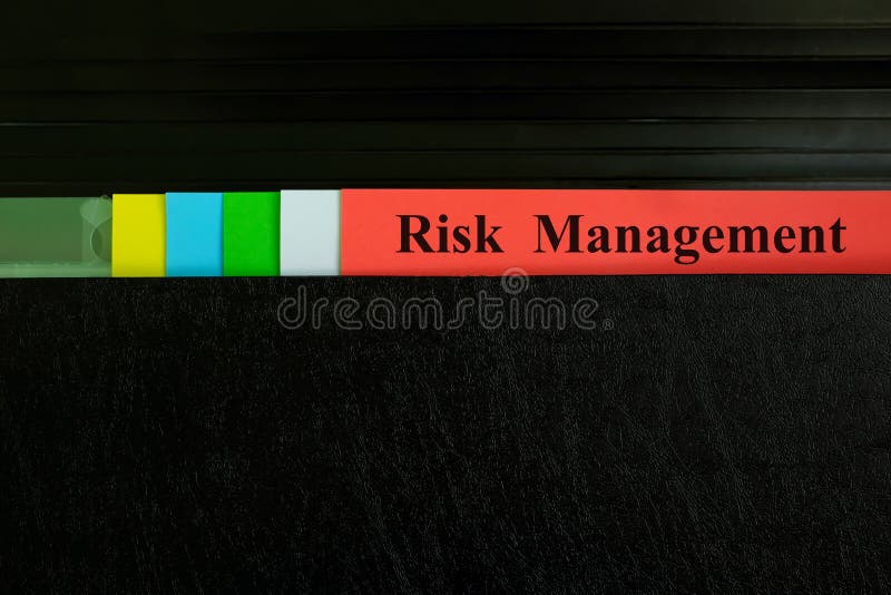 Risk Management File Record in Black Binder Folder. Risk Management ...