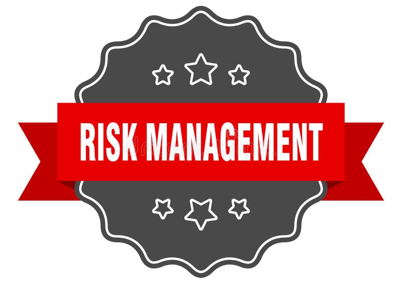 Risk management label stock vector. Illustration of risk - 194921709