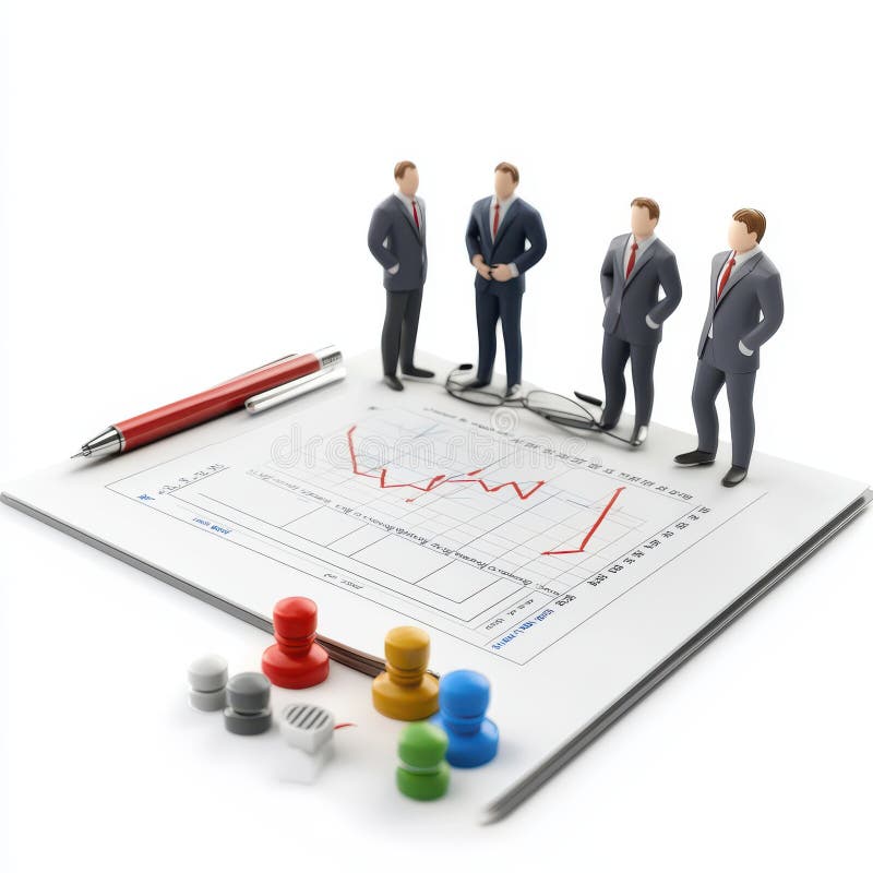 Risk Management Plan Template Isolated on White Background Stock ...