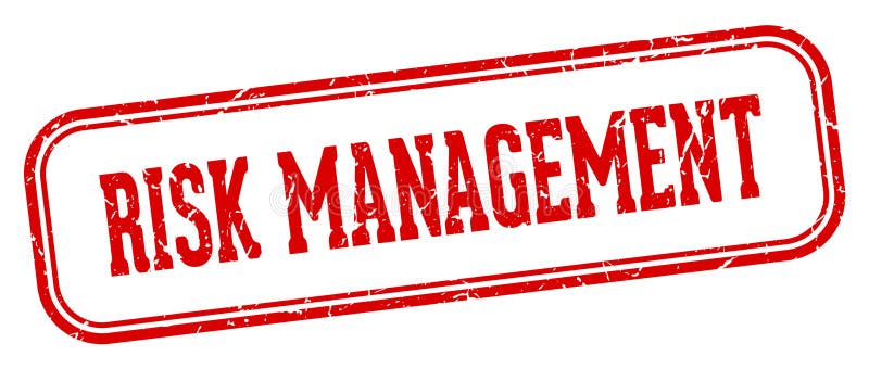 Risk Management Stamp. Risk Management Rectangular Stamp on White ...