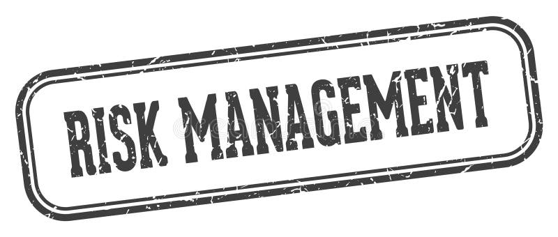 Risk Management Stamp. Risk Management Rectangular Stamp on White ...