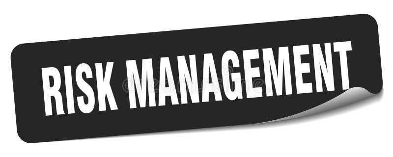 Risk Management Sticker. Risk Management Label Stock Vector ...