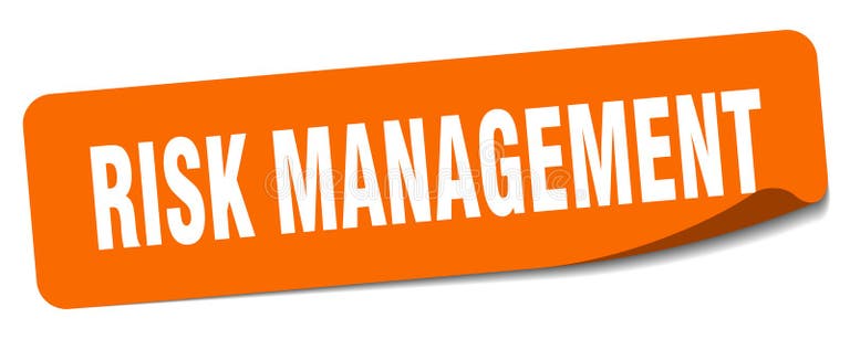 Risk Management Sticker. Risk Management Label Stock Vector ...