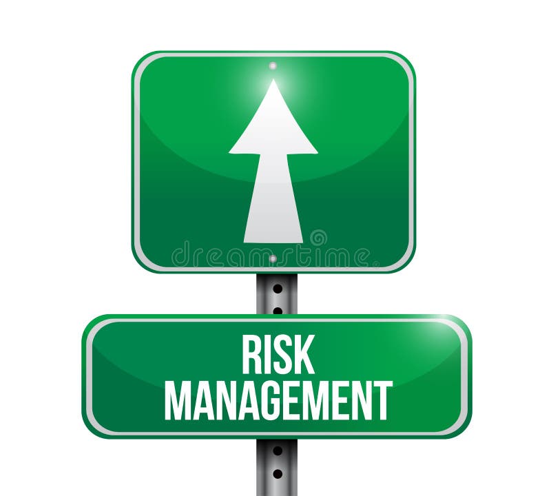 Manage Your Risk Management Yellow Warning Sign Stock Illustration ...