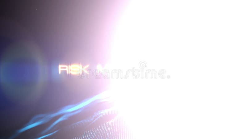 Risk Management Text Abstract Science Technology Hitech Futuristic ...