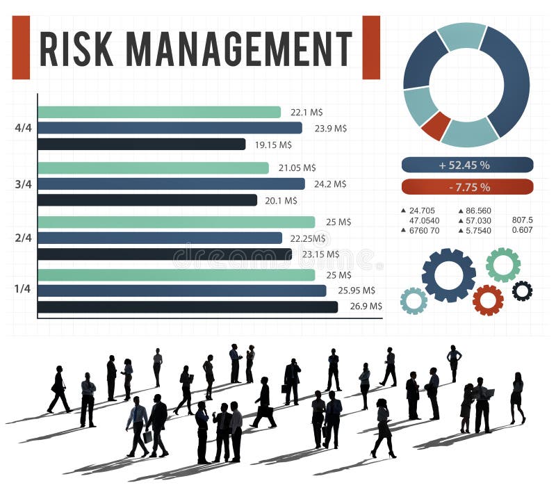 Safety And Risk Management Business Diagram Stock Illustration ...