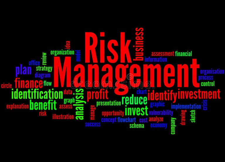 Risk Management, Word Cloud Concept 4 Stock Illustration - Illustration ...